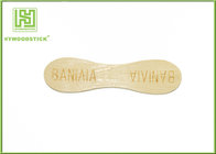 Food Grade Wooden Popsicle Sticks Ice Lolly Spoon with Hot Stamp Logo