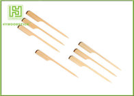 Disposable Bamboo Barbecue Skewers Fruit Cocktail Sticks 300mm X 3.0mm Size