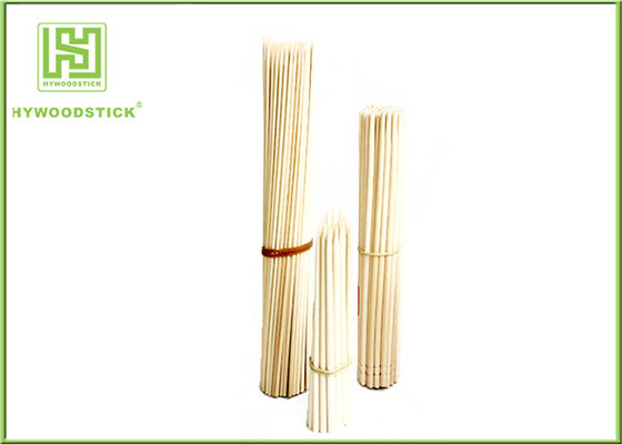 Multi - Function Wooden Kabob Skewers , Dried Round Party Cocktail Sticks