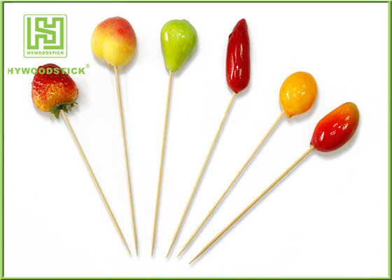 Fruit Decorative Food Toothpicks New Style Christmas Fruit Skewers 15cm Size