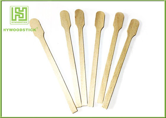 150mm Round Head Wooden Coffee Stirrer Sticks / Stir Stick Non - Flavor