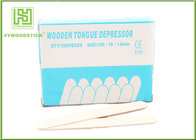 Hygienic Wooden Tongue Depressor Flat Sticks Doctor Use With LOGO Brand