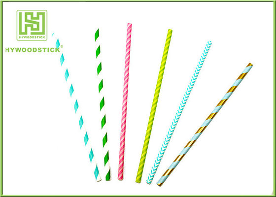 Yellow And White Party Paper Straws Party Accessories Greaseproof