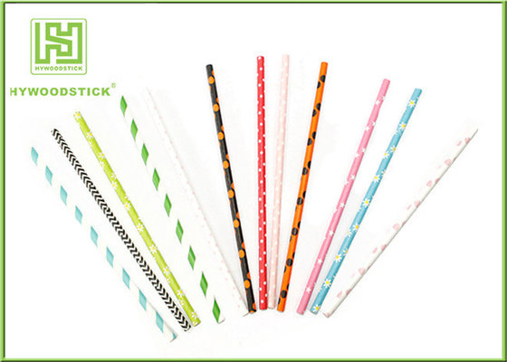 Modern Fashion Party Paper Straws For Drinking Stirrering 10000pcs / Carton