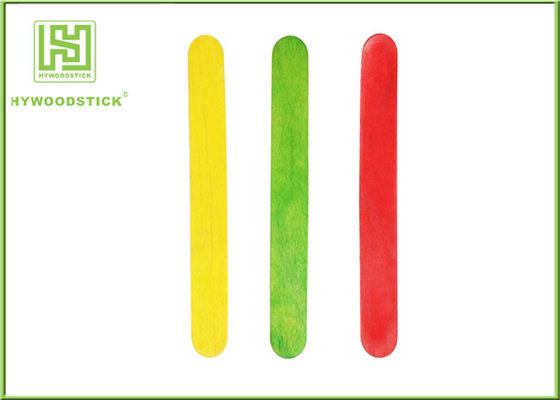 Customized Extra Long Popsicle Sticks , 150mm Jumbo Colored Craft Sticks