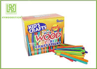 Multi - Color Math Natural Wood Sticks , Mini Craft Wooden Counting Sticks For Child