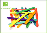 Education DIY Lollipop Natural Wood Sticks , Colored Popsicle Sticks 150 / 200mm