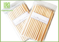 Two Points Natural Wood Sticks Wooden Dowels For Crafts With Chamfer Angles