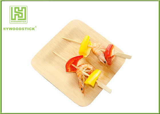 7 Inch Disposable Wooden Plates For Restaurant Use Fresh Fruit Tray 400pcs / Ctn