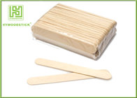 Beauty Industry Small Wooden Waxing Spatulas For Makeup Straight Flat Shape