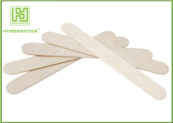 Disposable Lolly Pop Ice Cream Wooden Sticks , 114mm Natural Wooden Sticks