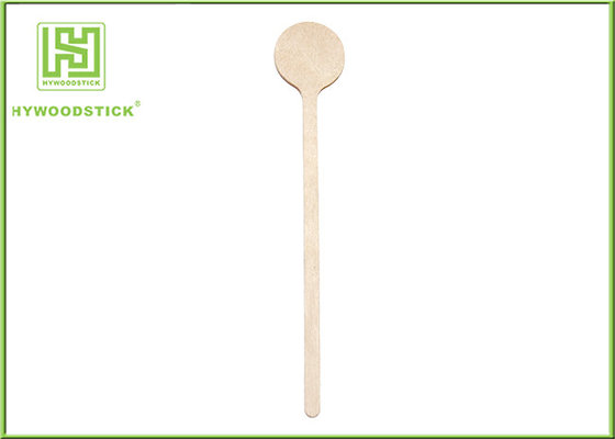 Food Grade Wooden Tea Stirrers OEM FSC Disposable Natural Wood Coffee Muddler