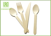 Biodegradable Eco Friendly Disposable Tableware Wooden Cultery Set Spoon Fork Knife
