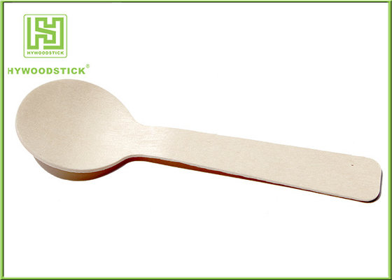 Wooden Dinner Spoons Eco Friendly Cutlery For Restaurant , Customized Logo