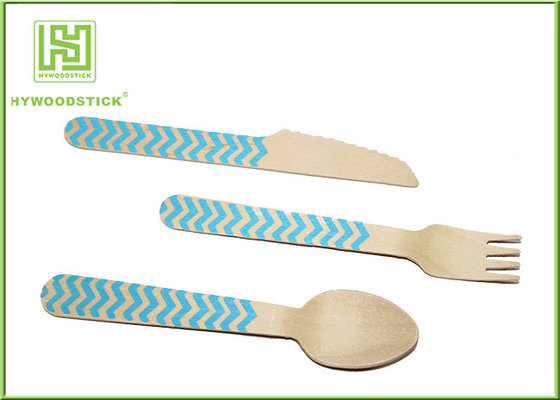 Premium Birch Disposable Eco Friendly Wooden Cutlery Fork Knife Spoon