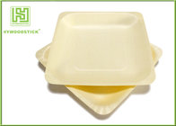Ecochoice Biodegradable Disposable Cocktail Plates , Restaurant Wooden Dinner Plates