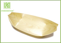 Customized Wooden Utensils Wooden Food Trays Sushi Boat For Restaurant