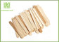 Flat Edge Natural Wood Sticks 100% Birchwood Sticks For Ice Cream supplier